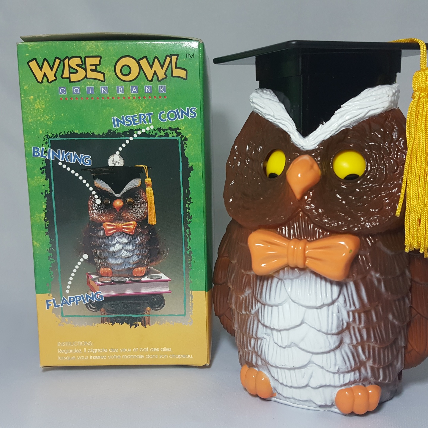 Wise Owl Coin Bank | Savings Coin Bank | Apex Imports