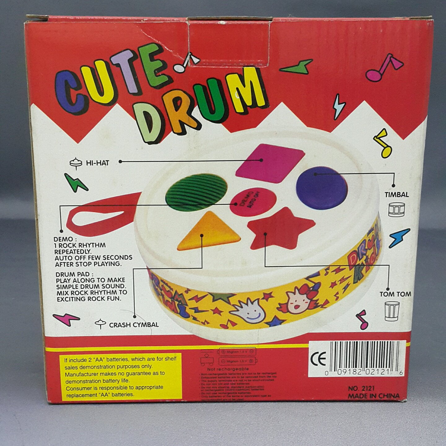 B/O Cute Drum | Toys | Apex Imports