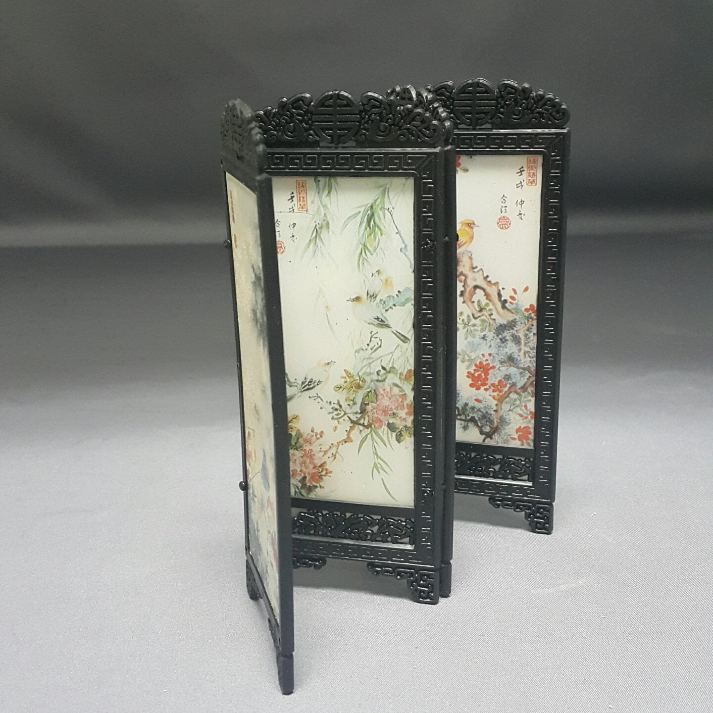 Chinese Paint Screen | Home Decor | Apex Imports