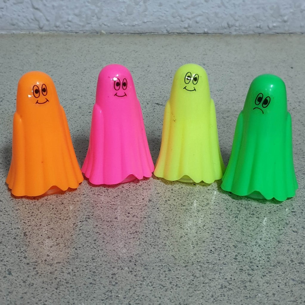 Halloween Ghost Plastic Figures w/ Storage | Prank Toys | Apex Imports